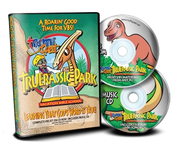 Product Information for TruthQuest - TrueRassic Park VBS Kit
